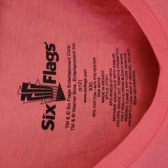 Six Flags | Tops | Six Flags Cartoon Cat Looney Tunes Warner Brothers ...